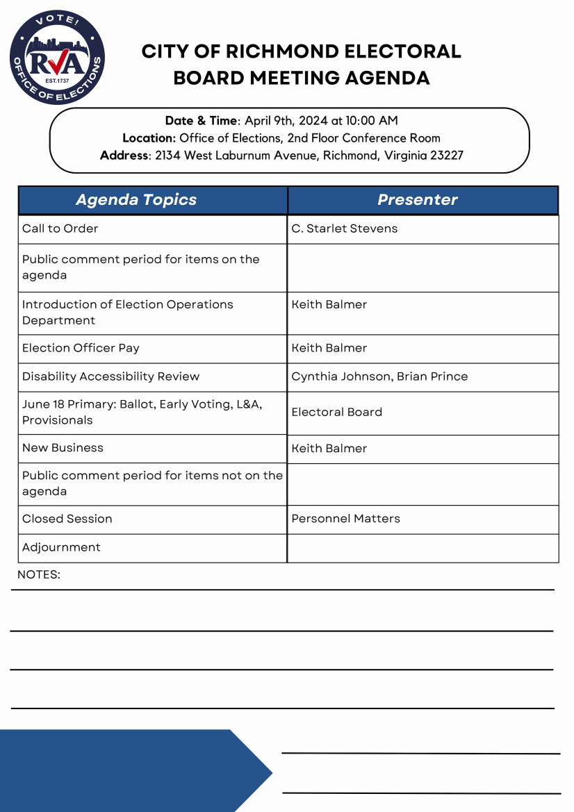 Electoral Board | Richmond