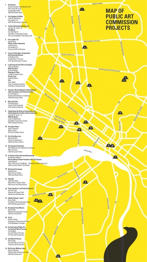 Map of Public Art Commission Projects | Richmond