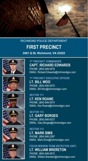RPD - First Precinct Lineup | Richmond